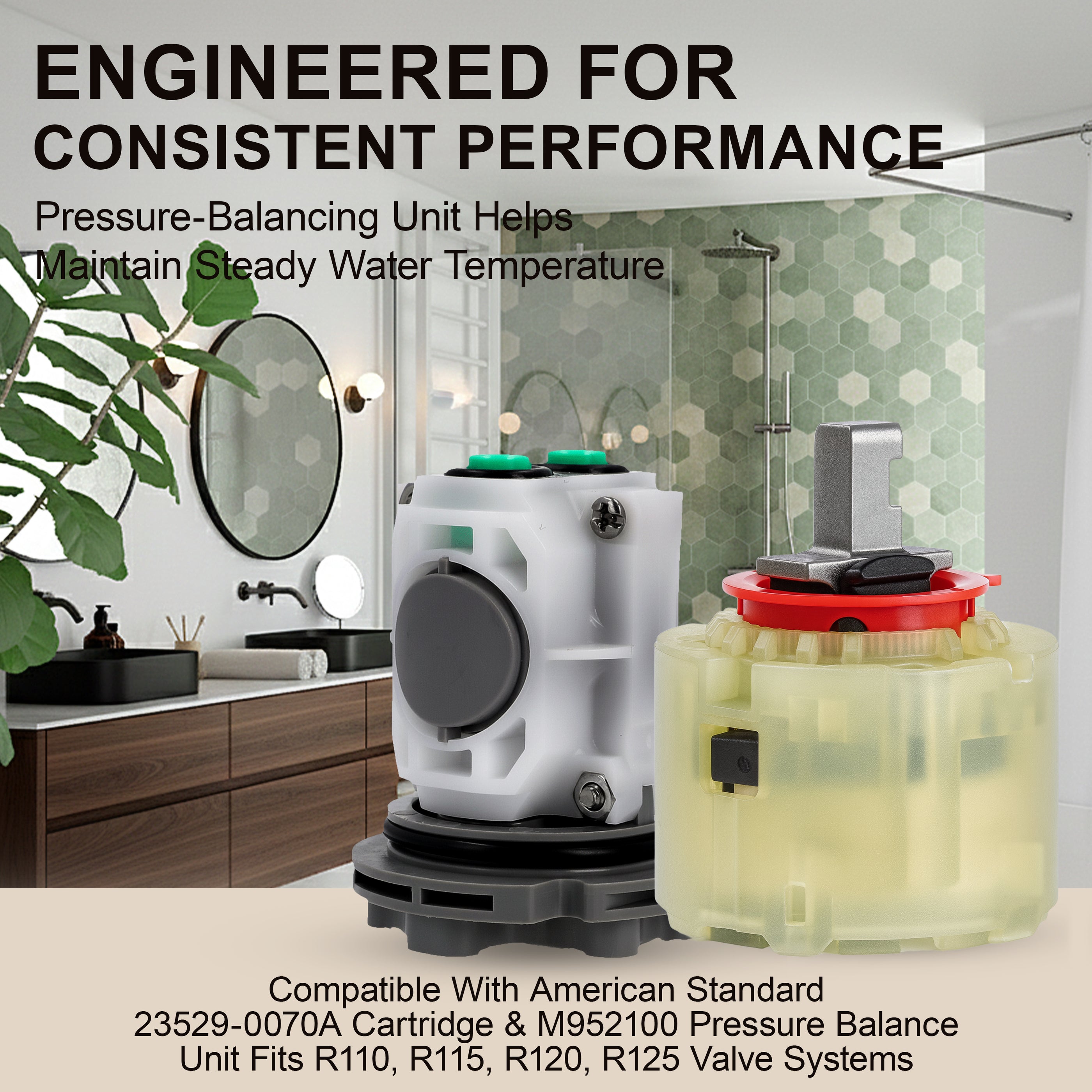 American Standard Single Lever Tub Shower Replacement Type P Cartridge ...