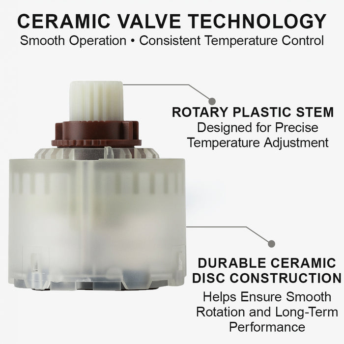 American Standard Single Lever Tub Shower Replacement Cartridge and Pr ...