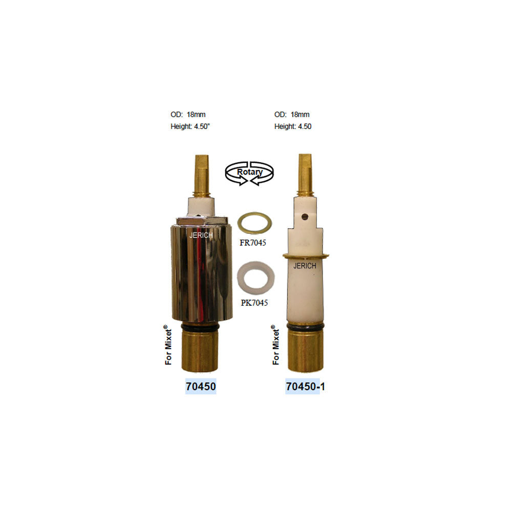 Mixet Replacement Cartridge 70450-1 Rotary Stem — K35B.com Faucet ...